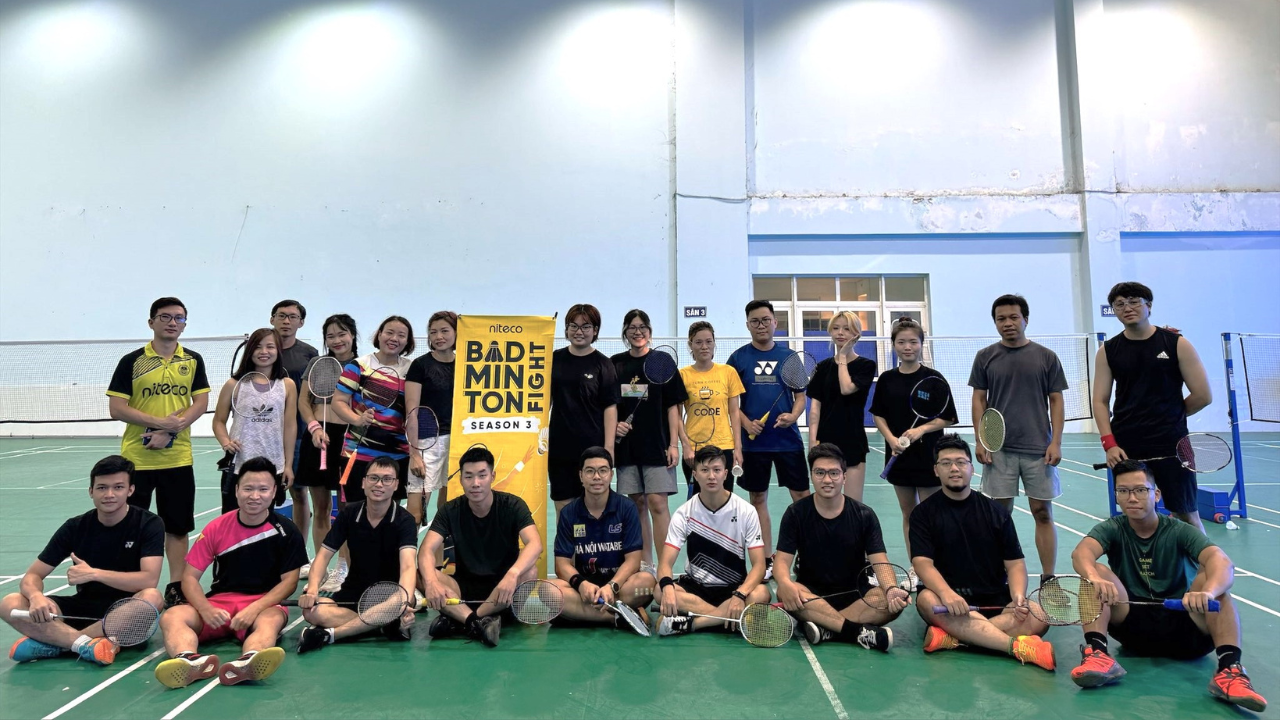 Nitecans battle each other in exciting badminton tournament | Niteco