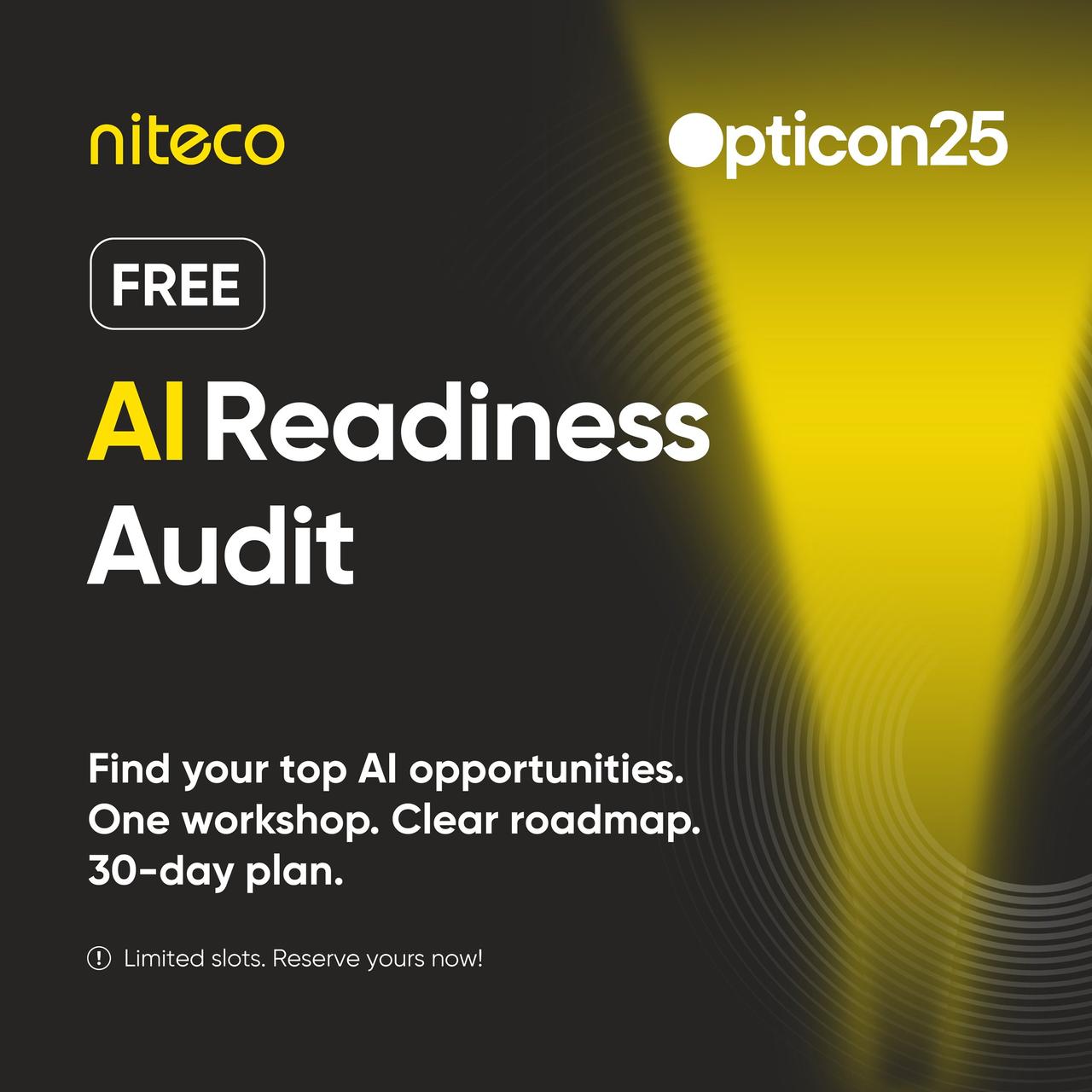 Niteco returns to Opticon 2025 in New York and London. Visit Booth B6 ...
